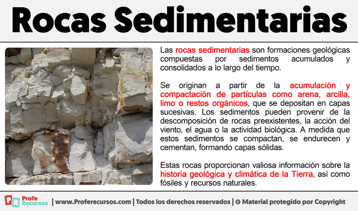 Qué son las Rocas Sedimentarias