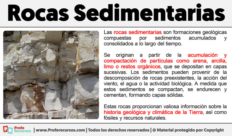 Qué son las Rocas Sedimentarias