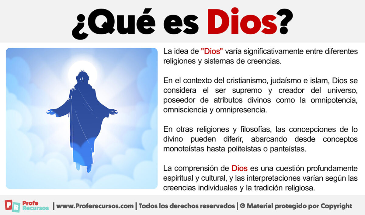 Quién es Dios | Concepto de Dios Quién es Dios | Concepto de Dios