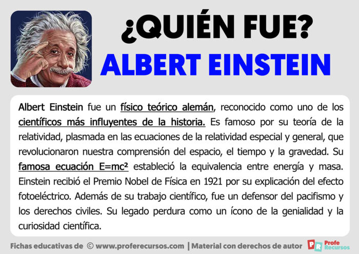 ¿Quién fue Albert Einstein?