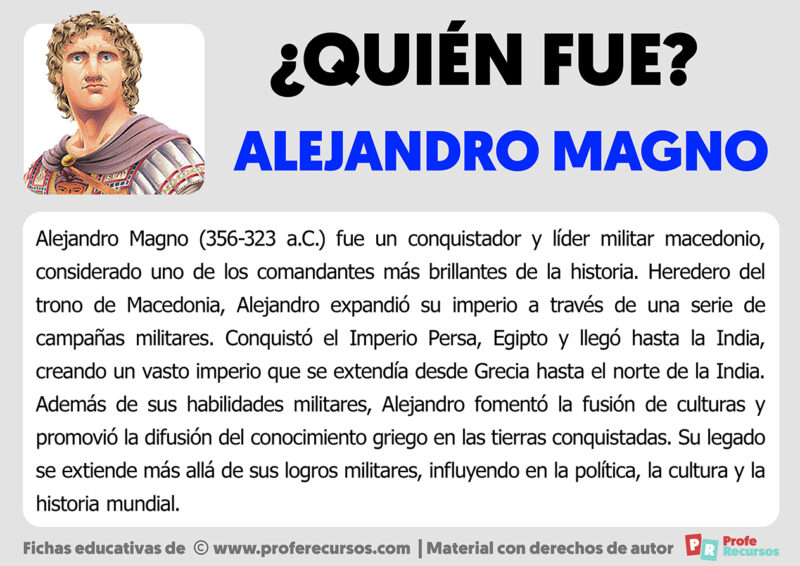 ¿Quién fue Alejandro Magno?