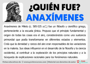 Quién fue Anaxímenes