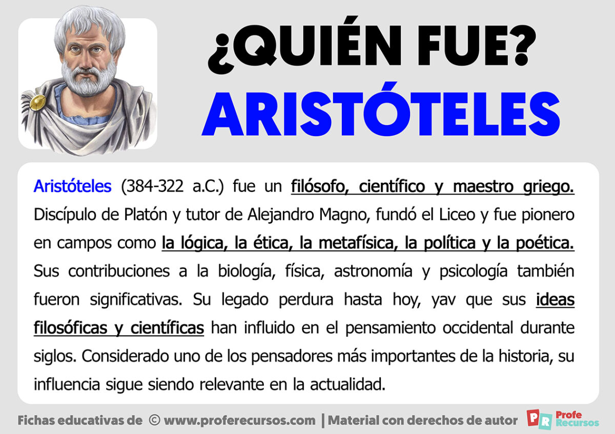 ¿Quién fue Aristóteles?