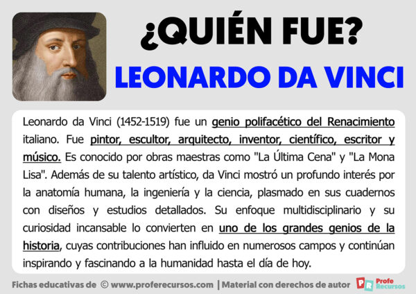 ¿Quién fue Leonardo Da Vinci?