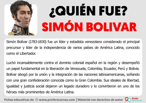 ¿Quién fue Simón Bolivar?