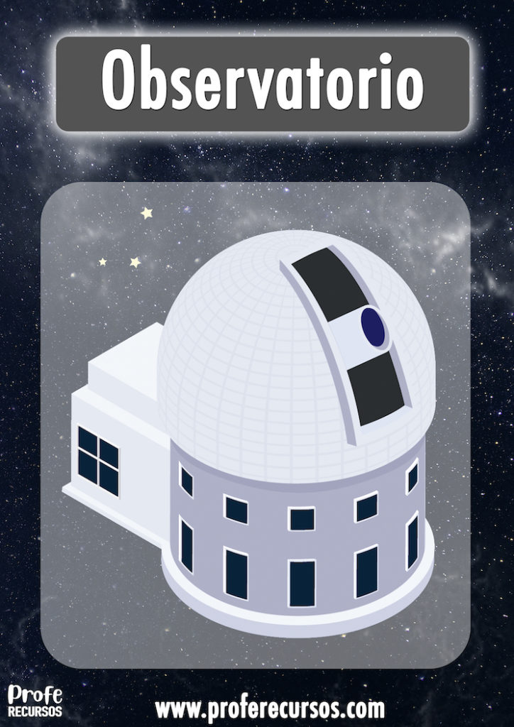 Tarjetas de Vocabulario (El Espacio y Universo)