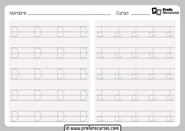 Fichas para repasar las letras | Mayúsculas y Minúsculas