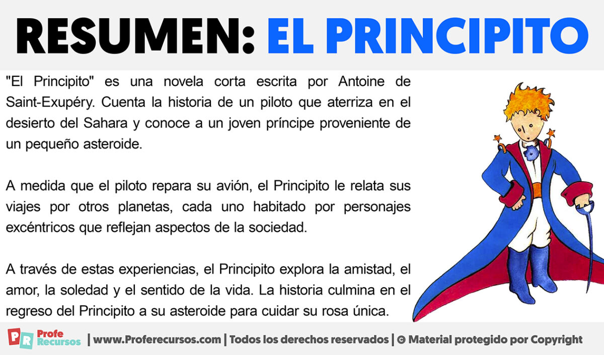 Resumen De El Principito