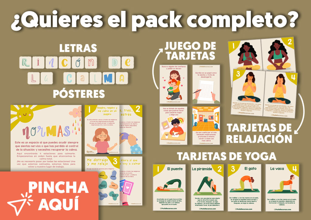 Rincón de la Calma para Aula de Infantil y Primaria