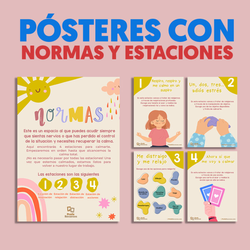 Rincón de la Calma | Decoración para el Aula