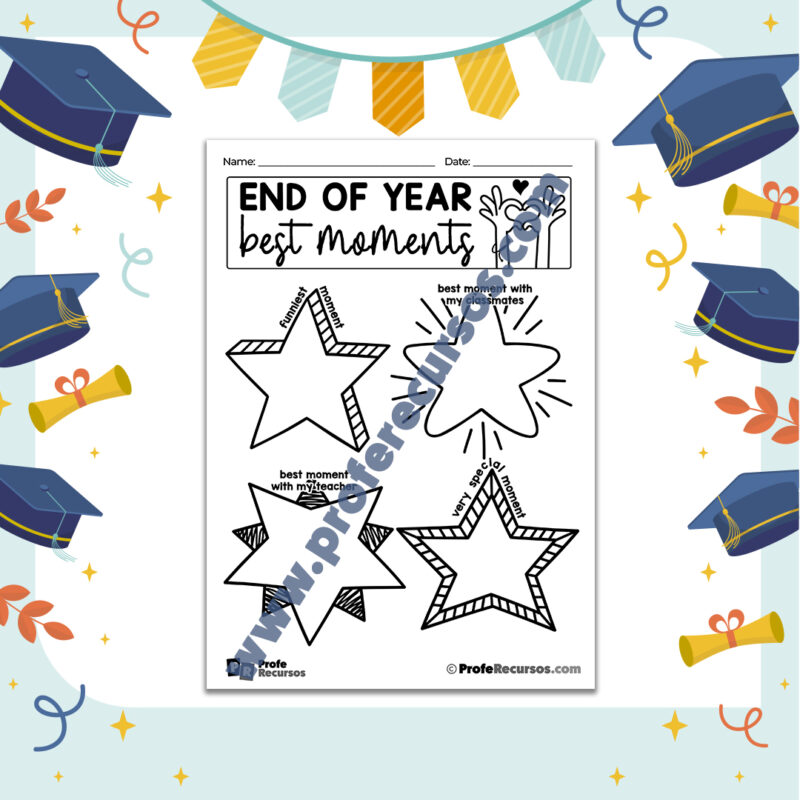 Pack de Actividades para Fin de Curso | English Resources