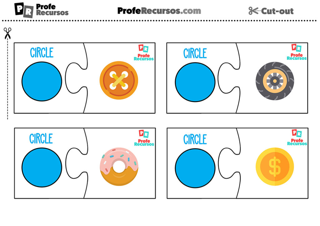 Shapes puzzles for Primary kids | ESL teachers resources