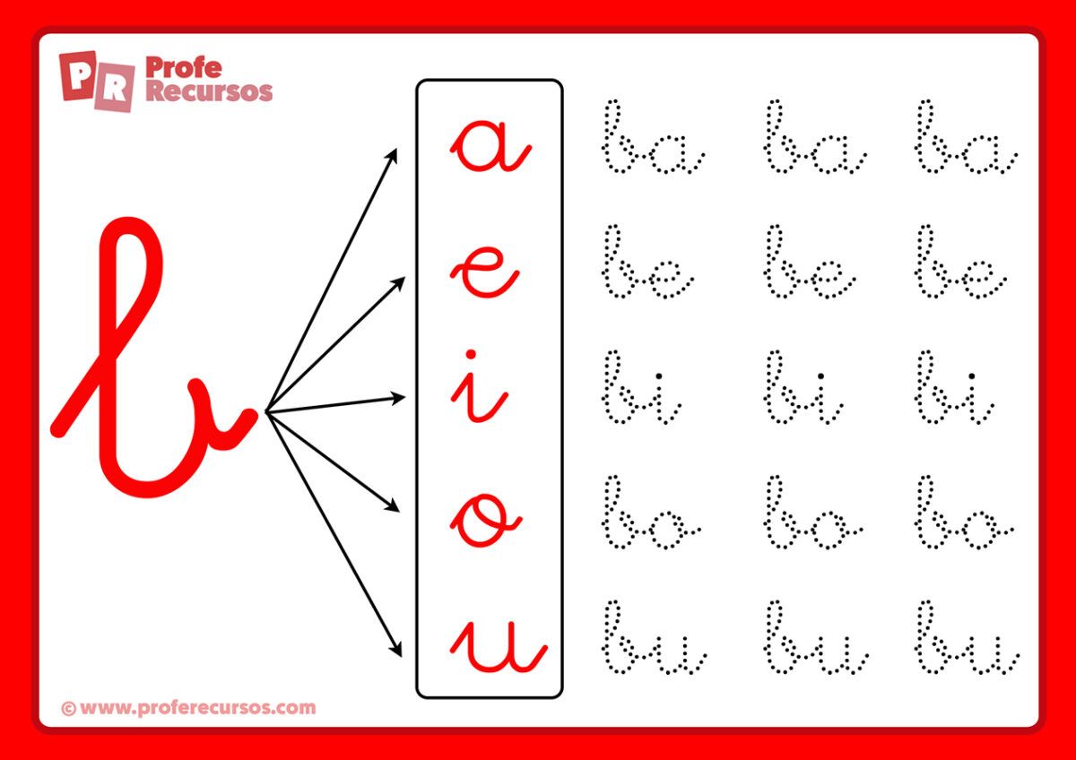 Sílabas con B | Sílabas con la Letra B