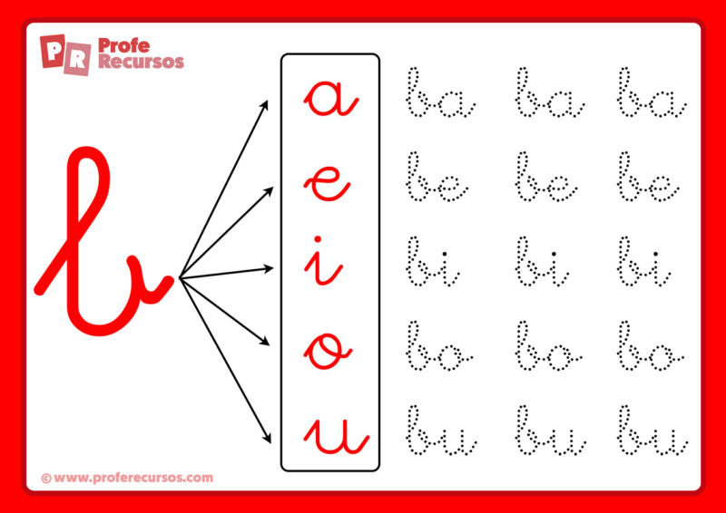 Sílabas con B | Sílabas con la Letra B