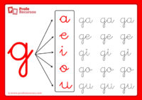 Sílabas con G | Sílabas con la Letra G
