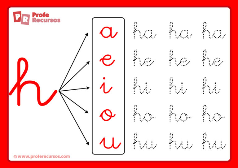 Sílabas con H | Sílabas con la Letra H