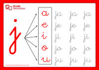 Sílabas con J | Sílabas con la Letra J