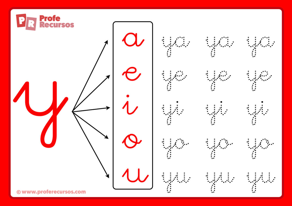 Sílabas con Y | Sílabas con la Letra Y