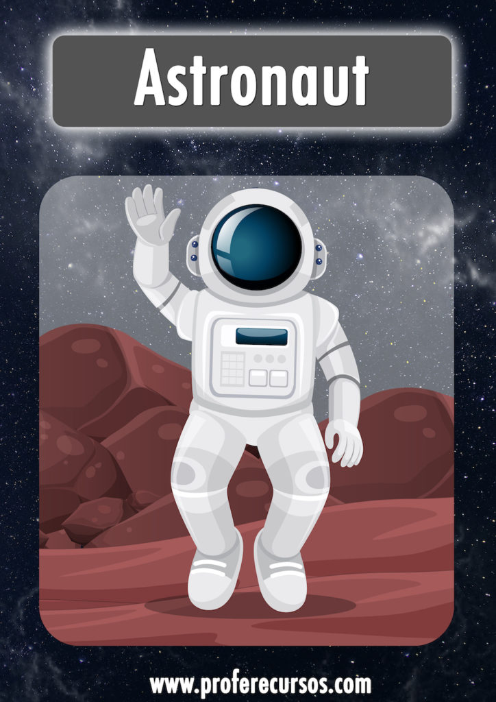 Vocabulary Flashcards (El espacio EN INGLÉS)