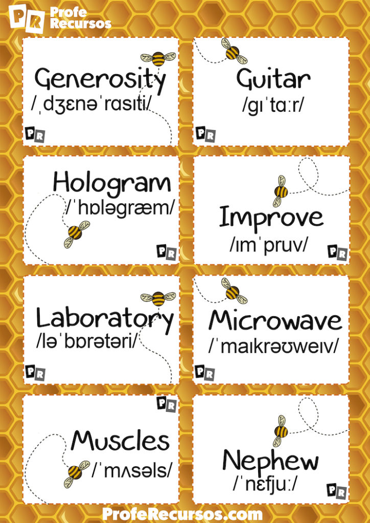 Spelling Bee - Free Resources for Kids (Level 3)