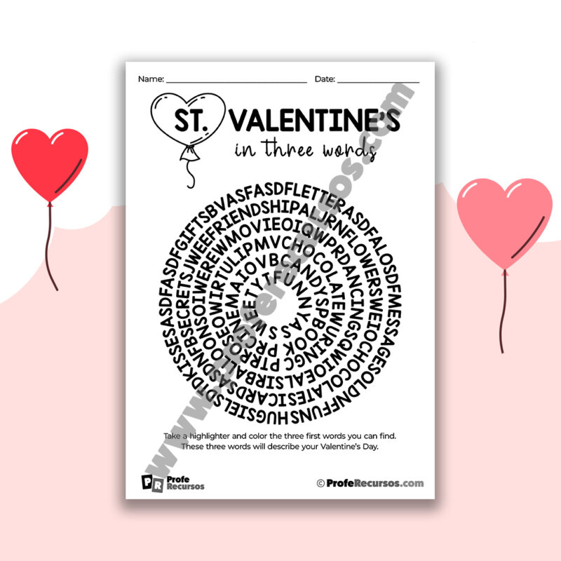 St Valentine's Day Activity Bundle