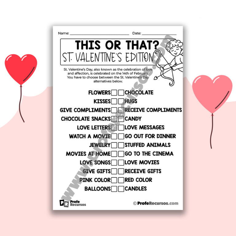 St Valentine's Day Activity Bundle