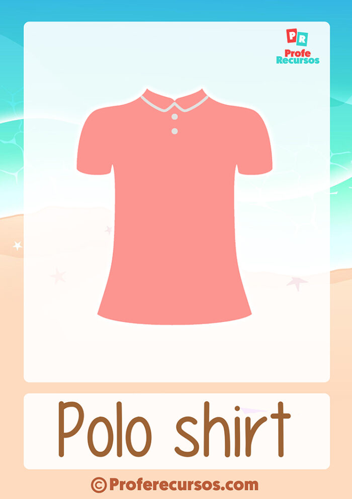 Summer Clothes Flashcards Collection for Primary Kids