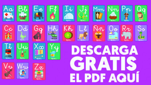 Tarjetas del Abecedario para niños con Imágenes