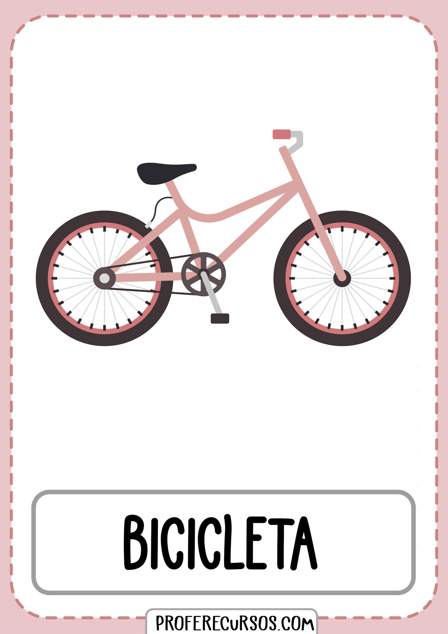 Tarjetas de Vocabulario de Medios de Transporte (Español e Inglés)