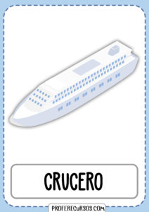 Tarjetas de Vocabulario de Medios de Transporte (Español e Inglés)