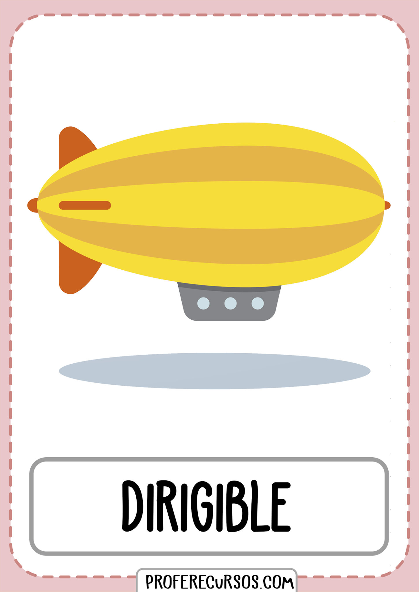 Tarjetas de Vocabulario de Medios de Transporte (Español e Inglés)