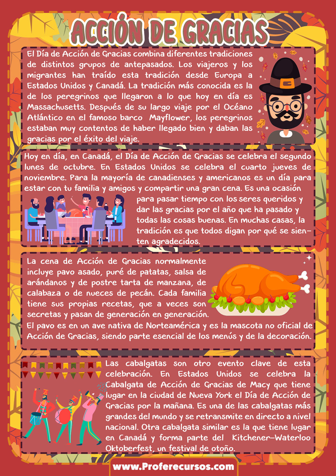 Actividades para Acción de Gracias (ESP e INGLÉS) PACK COMPLETO