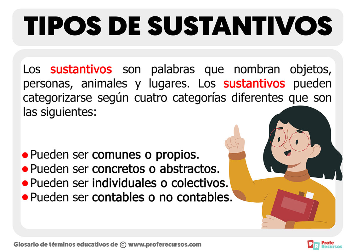 Tipos de sustantivos