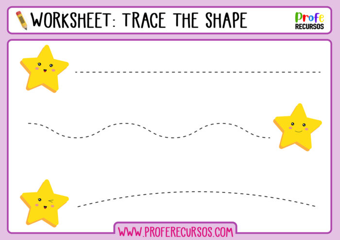 Tracing Worksheets for Kids | Tracing Lines and Shapes Excercises