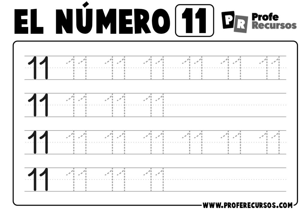 Fichas para Trazar los Números | Trazado de Números para Primaria