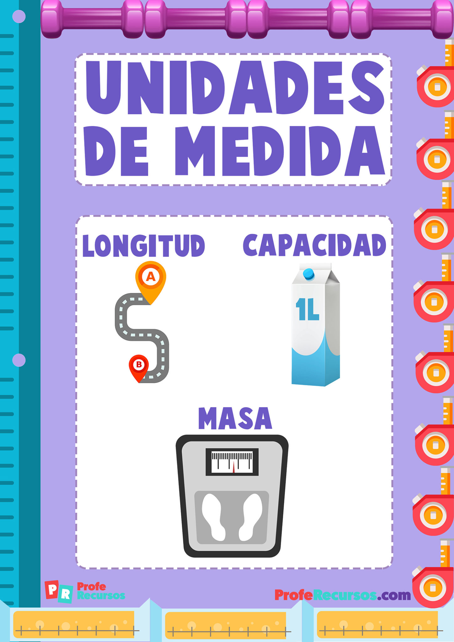 Unidades De Medida Para Ni os De Primaria