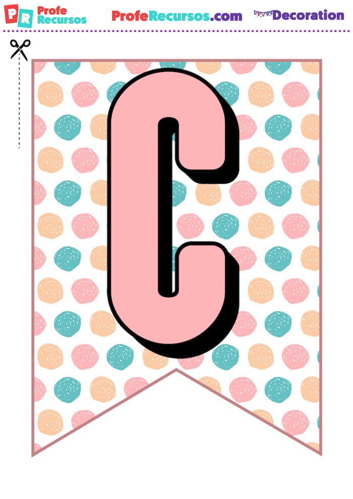 Banner para decorar tu aula de inglés con la palabra Welcome