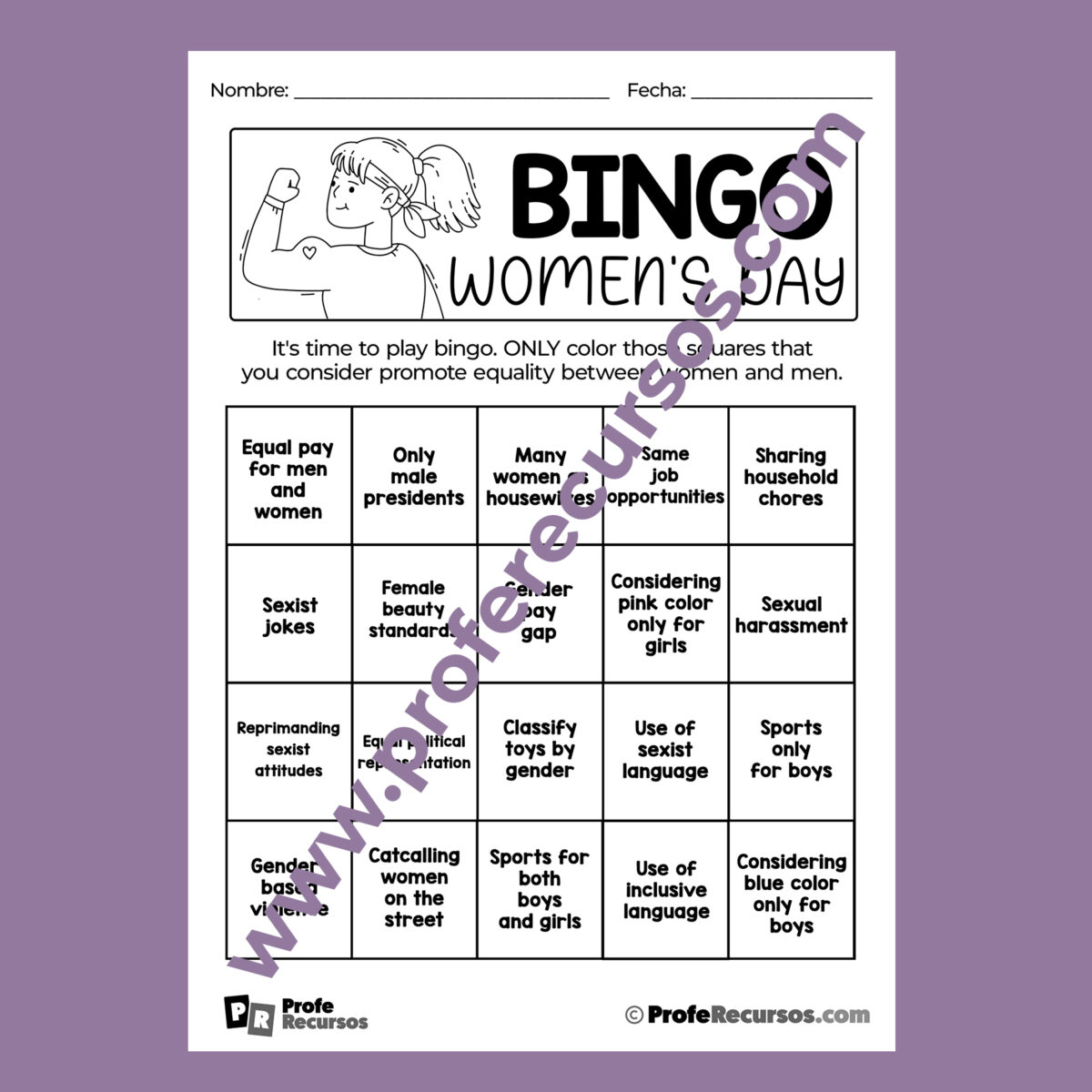 Womens Day Activity Bundle | 12 Activities for Christmas