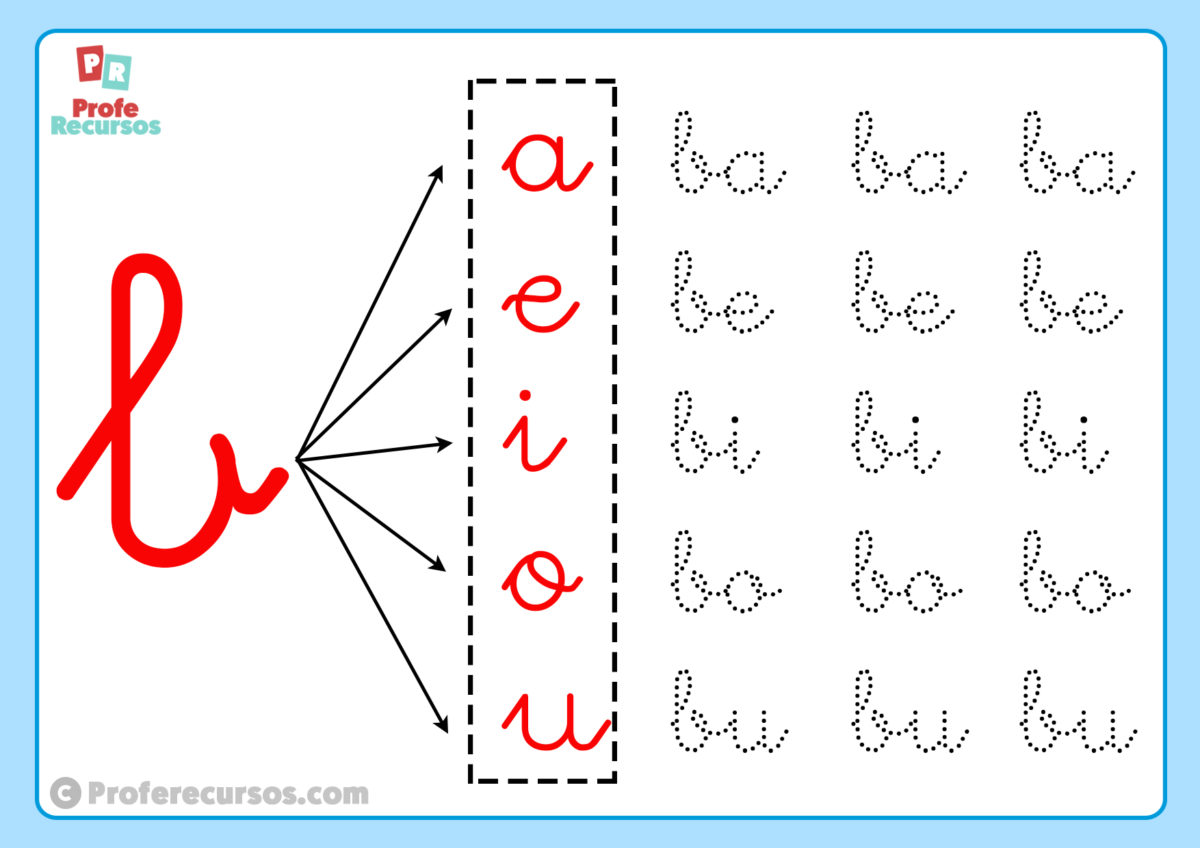 Ba Be Bi Bo Bu | Ficha Sílaba B