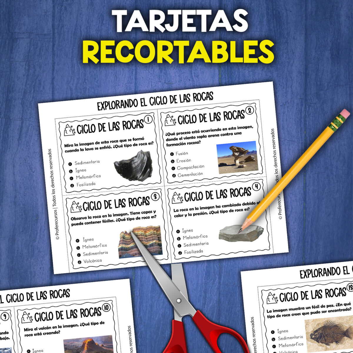 Actividad sobre el Ciclo de las Rocas para Niños