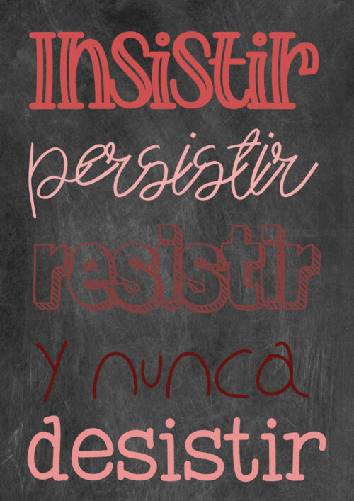 Pósteres de decoración del aula con frases motivacionales