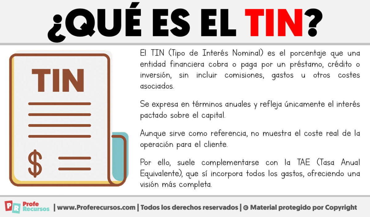 Qué es el TIN | Definición de TIN