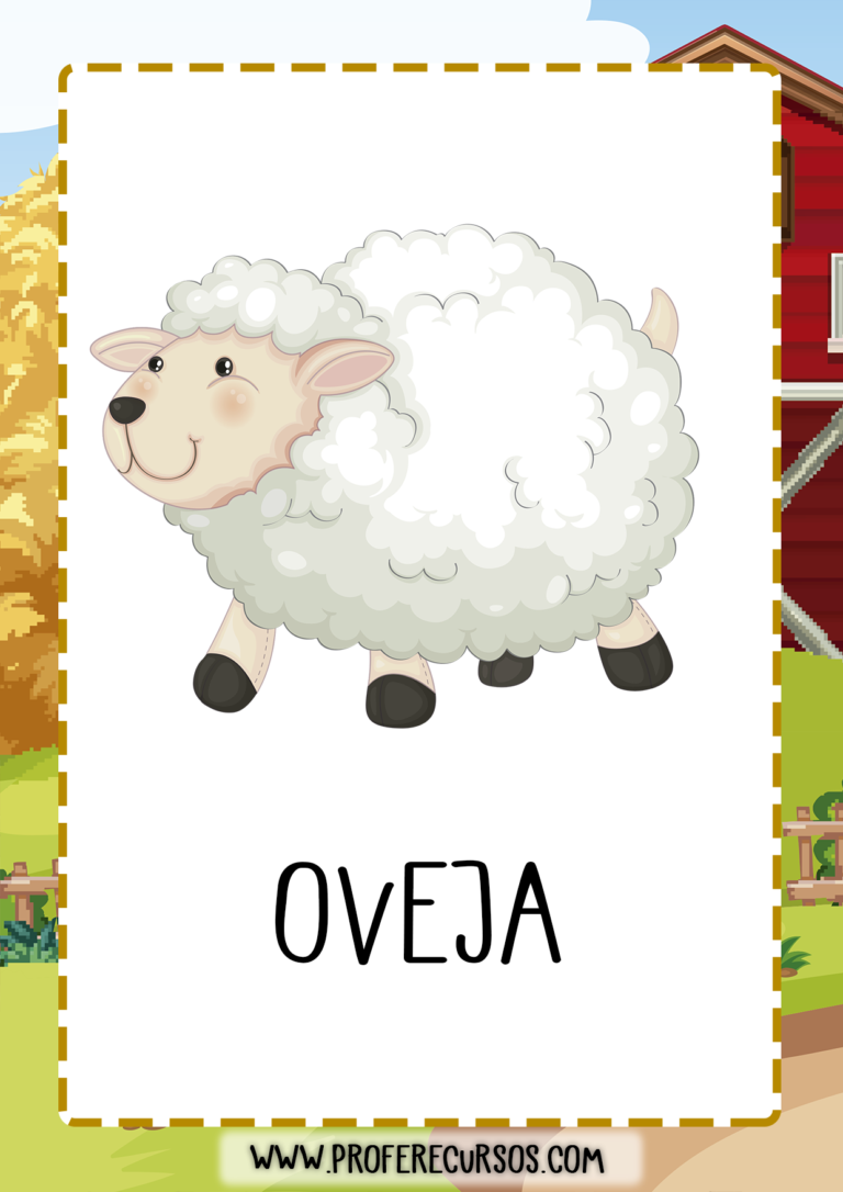 Vocabulario Animales de la Granja (Flashcards)