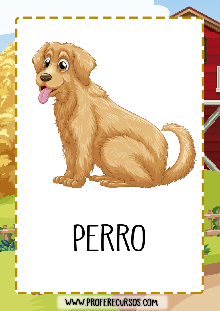 Vocabulario Animales de la Granja (Flashcards)