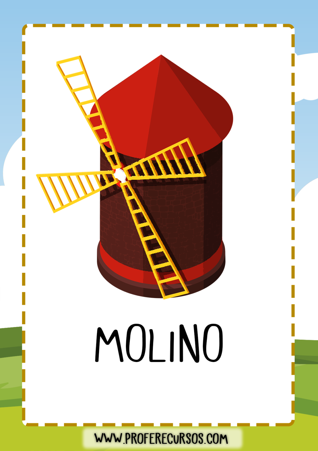 Vocabulario sobre La Granja (Elementos de la Granja)